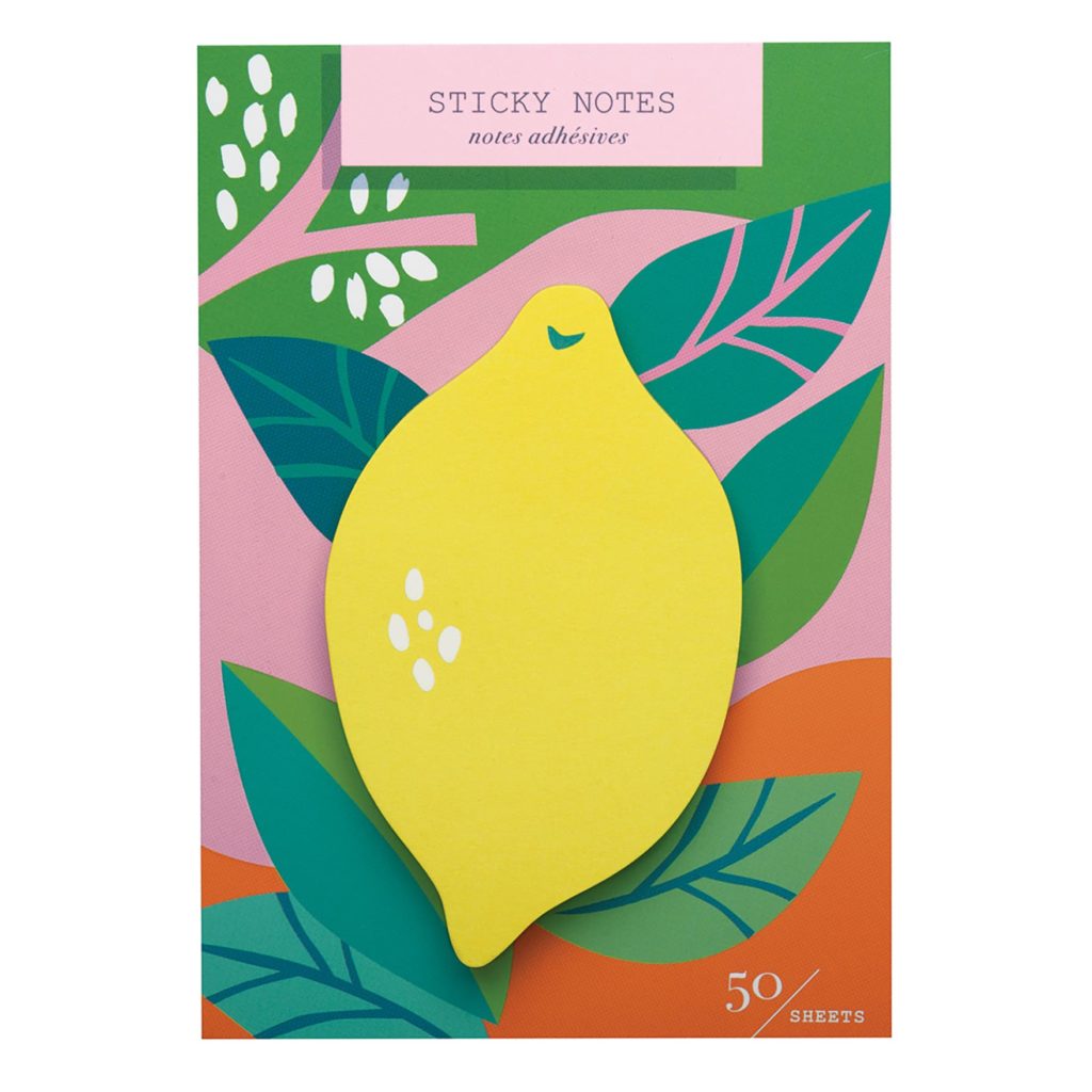 Die Cut Sticky Notes : Lemon Orchard | Ruff House Paperie