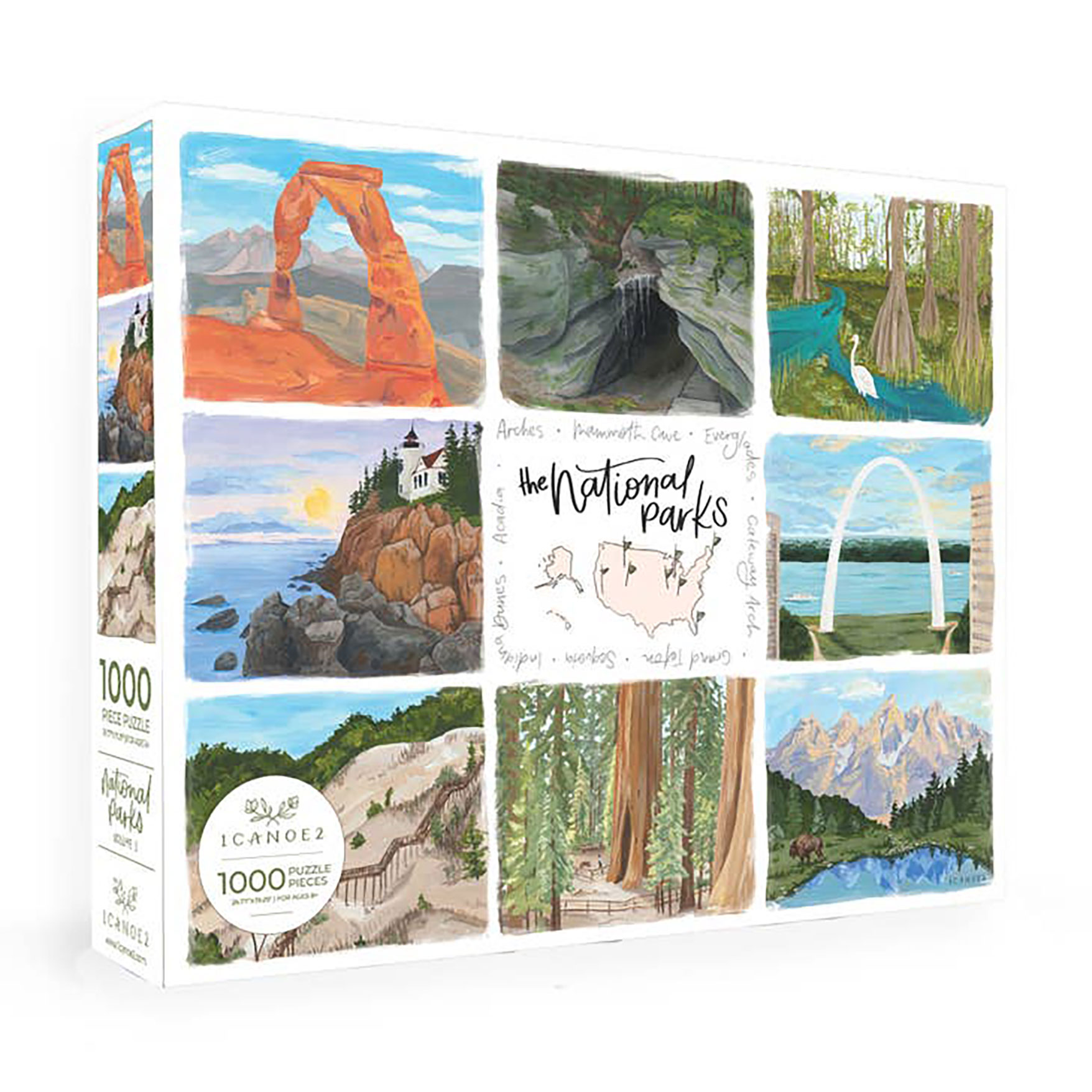 National Parks Puzzle | Ruff House Paperie